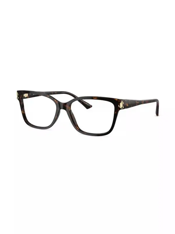 JIMMY CHOO Tortoiseshell-effect Glasses - Brown