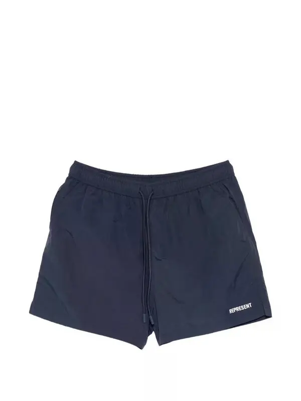REPRESENT Drawstring-fastening Swim Shorts - Blue