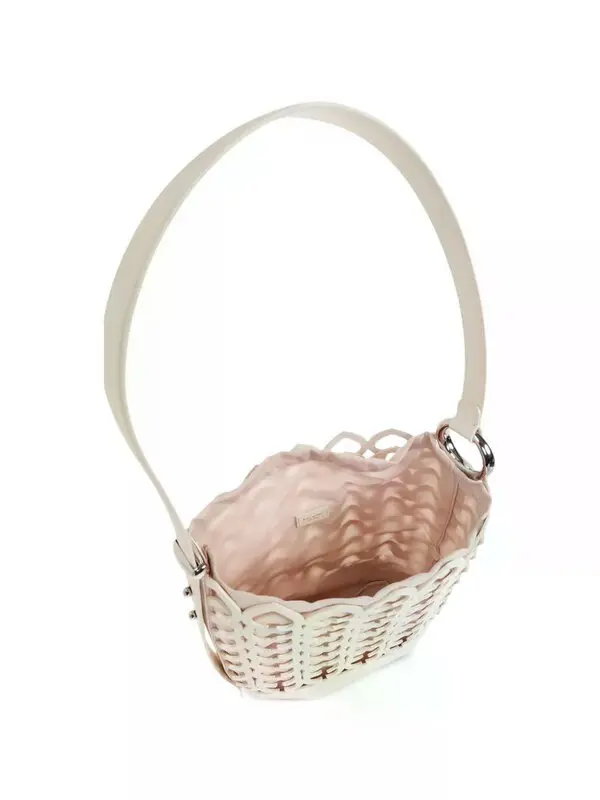 Kate Spade New York Woven Leather Bucket Bag