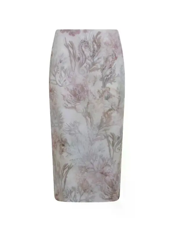 Max Mara Printed Skirt