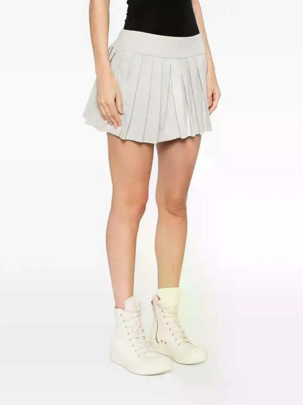 Norma Kamali Pleated Mini Skirt