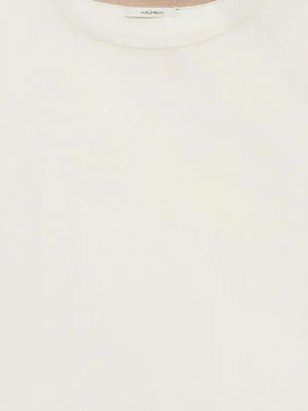 Malìparmi Crew Neck Long Sleeve Sweater - Neutrals
