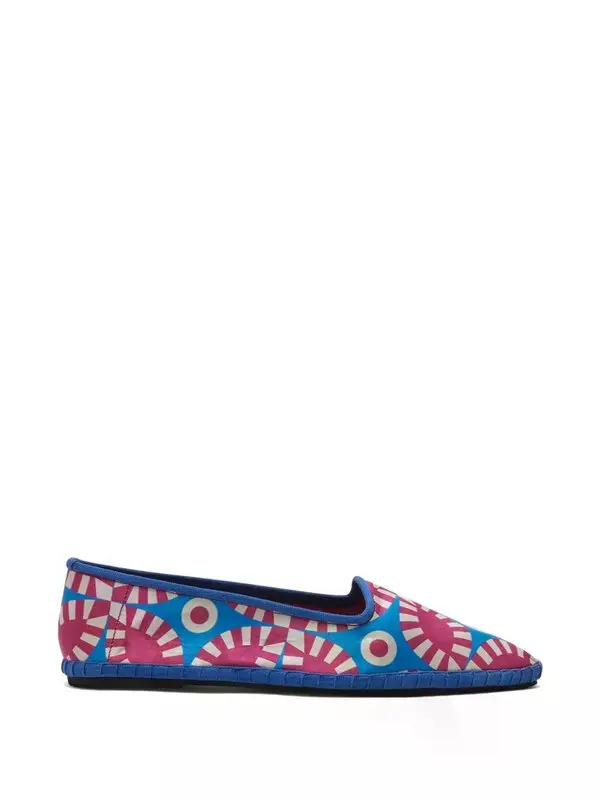 Malìparmi Printed Ballet Flats - Pink