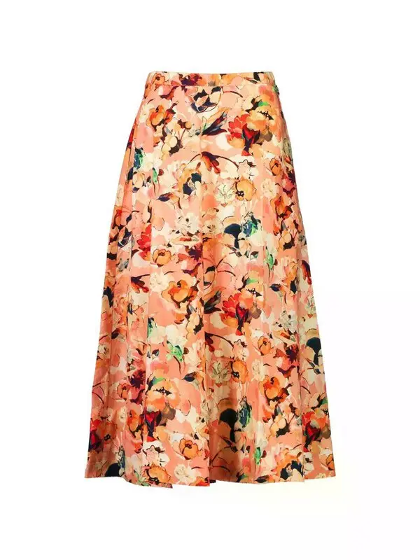 Ulla Johnson Sophea Floral Midi Skirt