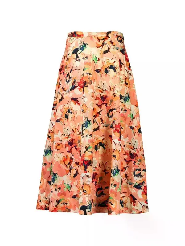 Ulla Johnson Sophea Floral Midi Skirt