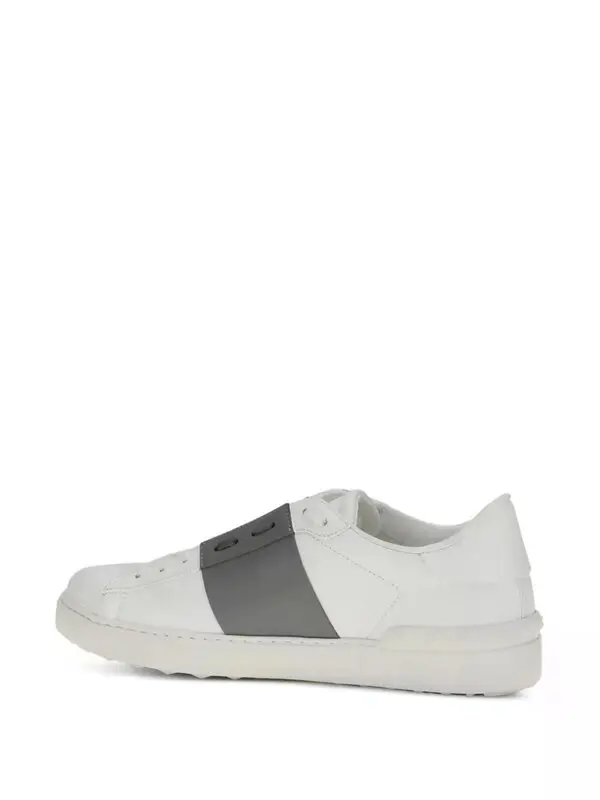 Valentino Garavani Open Vlogo Calfskin Sneakers - White