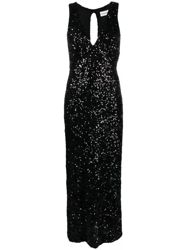 P.a.r.o.s.h Embellished Midi Dress
