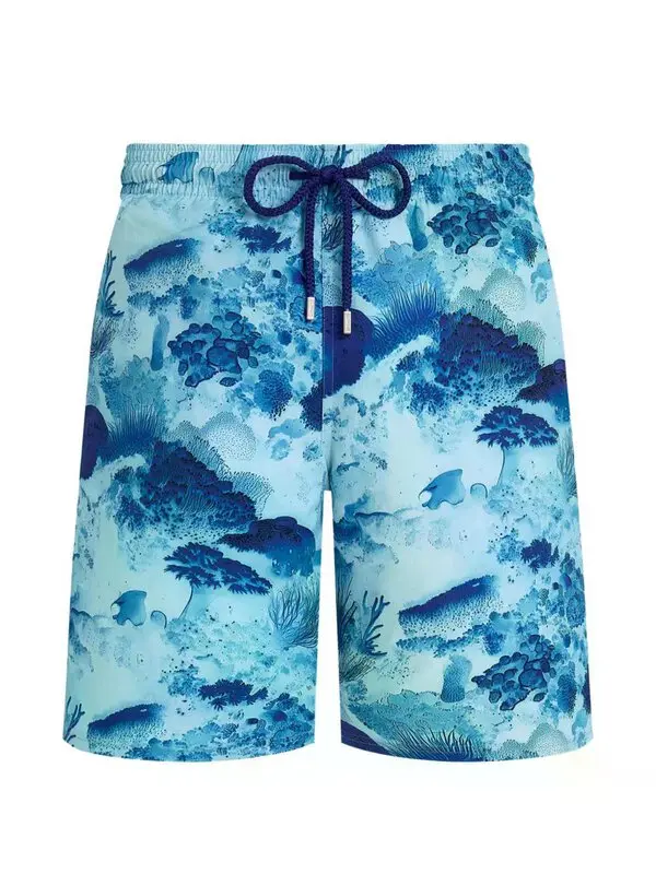 Vilebrequin Printed Swim Shorts - Blue