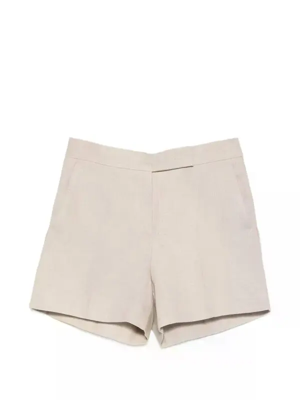 Max Mara Tailored Linen Shorts