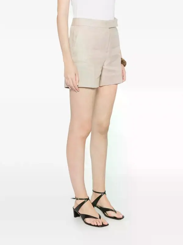 Max Mara Tailored Linen Shorts