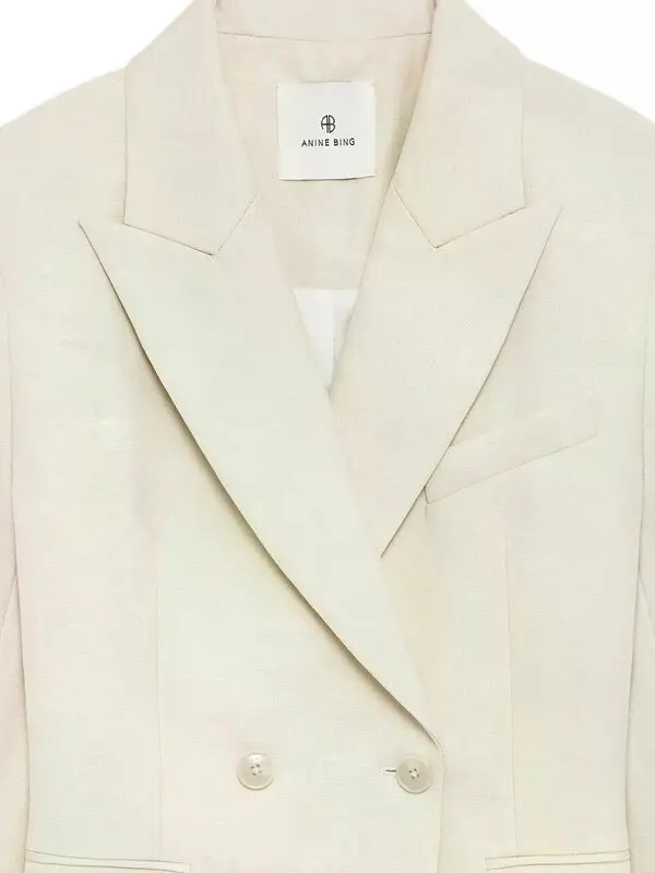 ANINE BING Tiphaine Double-breasted Blazer