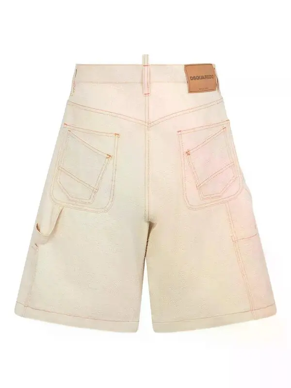 Dsquared2 Carpenter Shorts With High-shine Finish