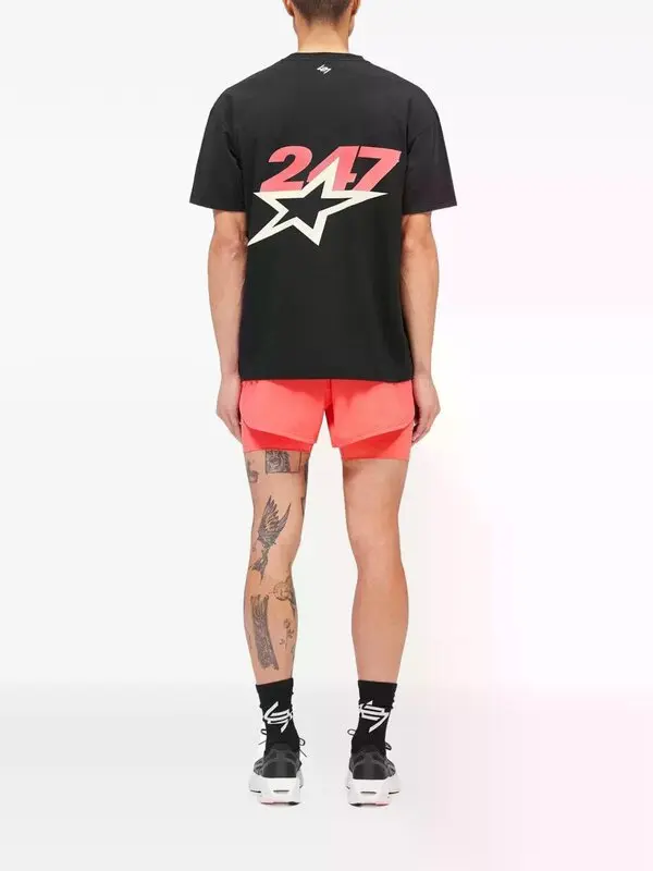 REPRESENT Team 247 Star Printed T-shirt - Black
