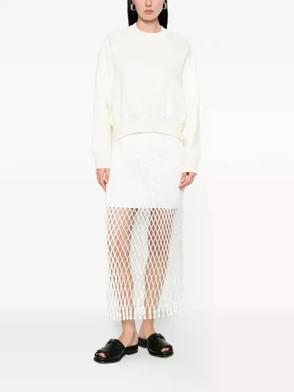 Sacai Crew Neck Long Sleeve Sweater