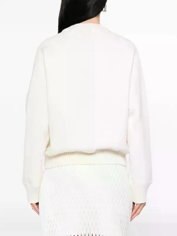 Sacai Crew Neck Long Sleeve Sweater
