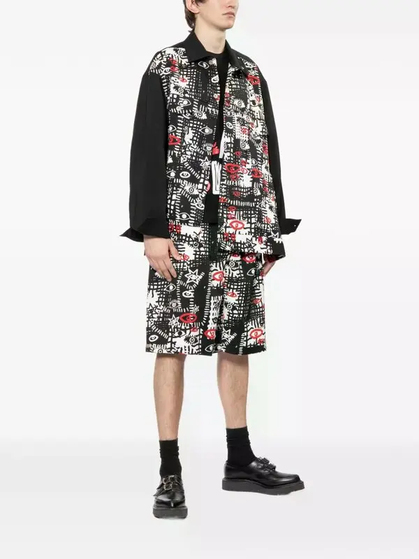 Comme Des Garçons Logo Graphic Print T-shirt