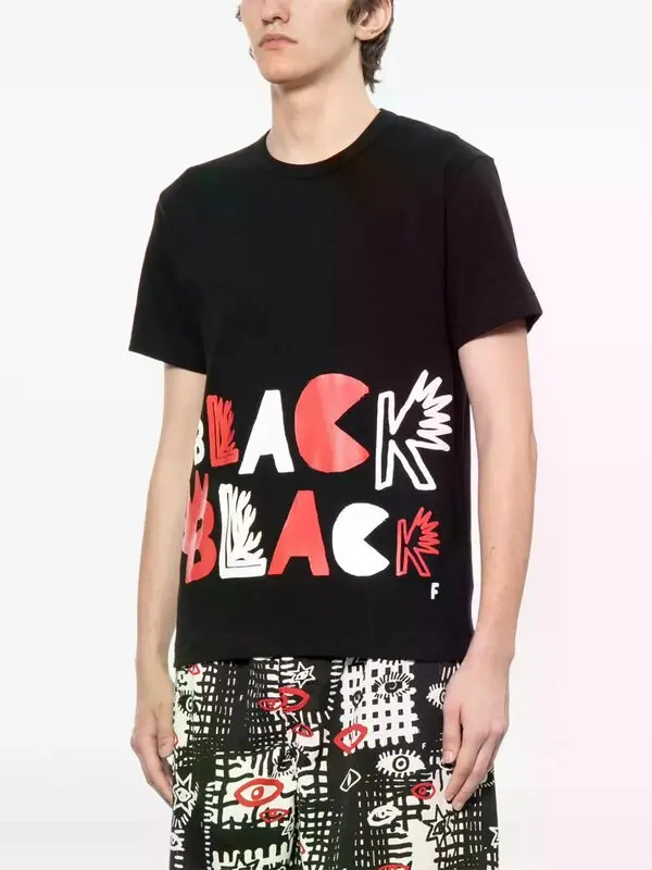 Comme Des Garçons Logo Graphic Print T-shirt
