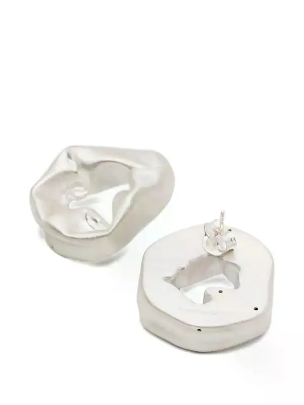 Completedworks Tone Scrunch Earrings - Silver