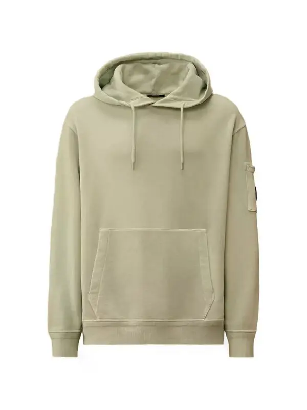 C.P. COMPANY Lens-detail Pocket Hoodie - Blue