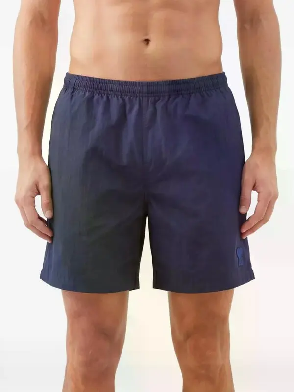 AMI Paris Logo Swim Shorts