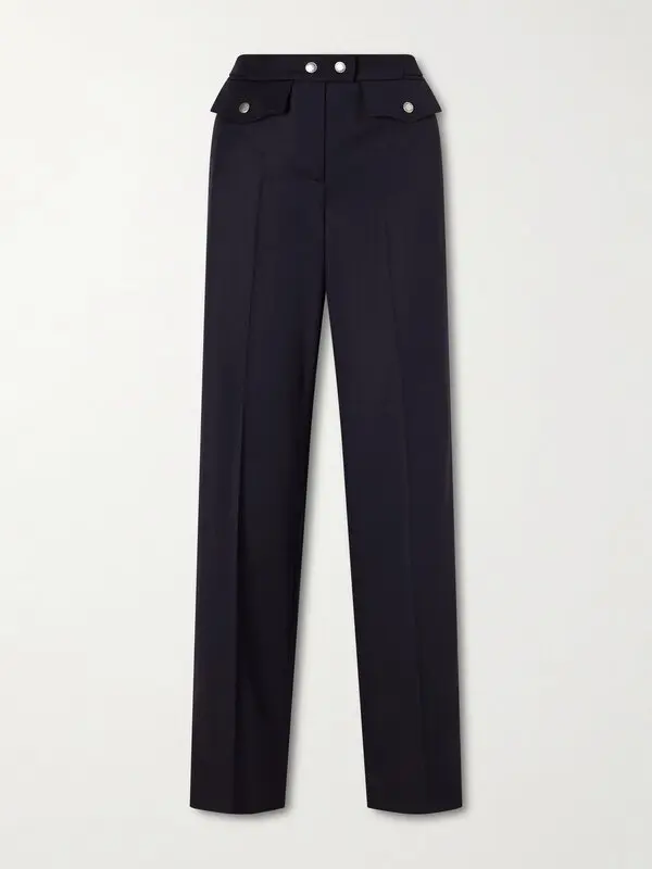Alexander McQueen Mc Wool Straight-leg Trousers
