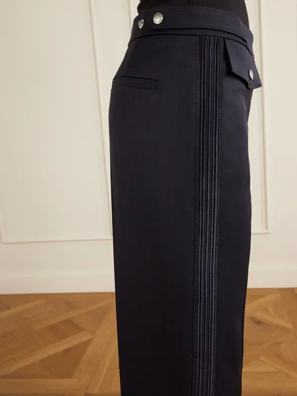 Alexander McQueen Mc Wool Straight-leg Trousers