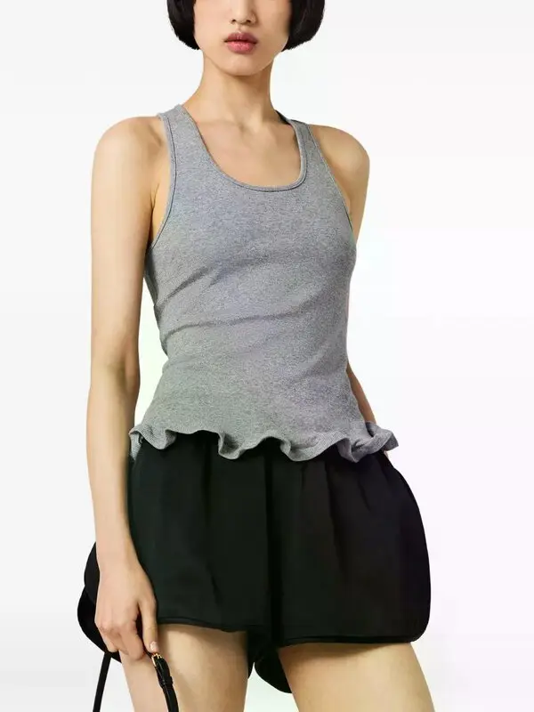 Stella McCartney Shirred Satin Shorts