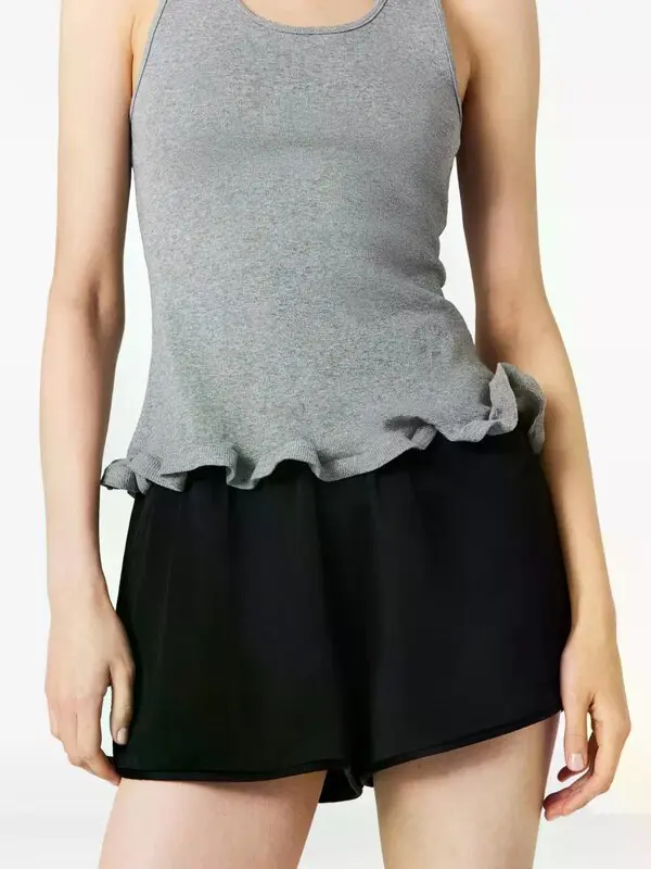 Stella McCartney Shirred Satin Shorts