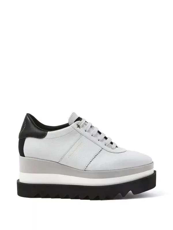Stella McCartney Sneakelyse Platform Lace-up Sneakers - Grey