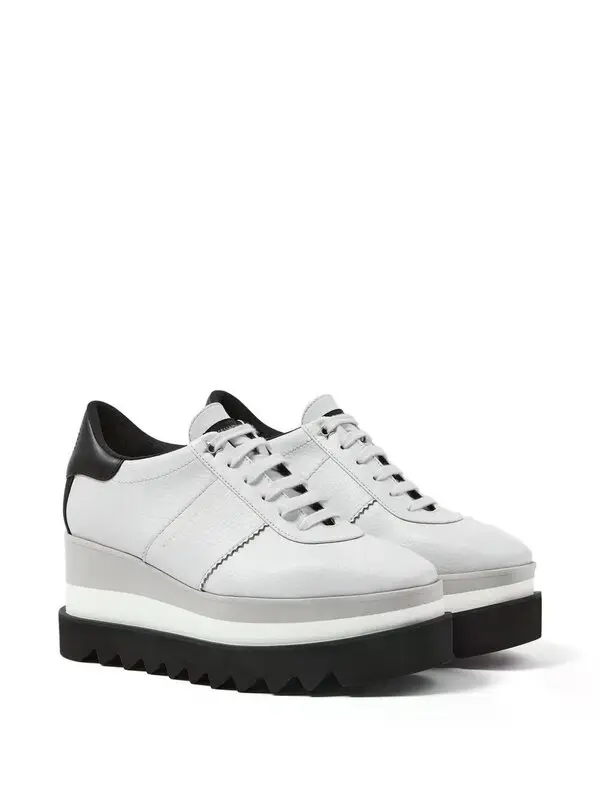 Stella McCartney Sneakelyse Platform Lace-up Sneakers - Grey