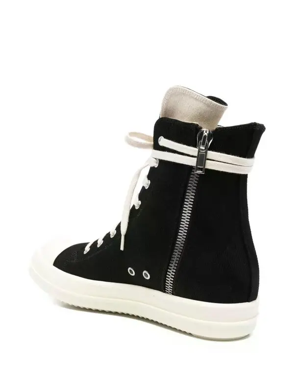 Rick Owens High Top Lace-up Sneakers