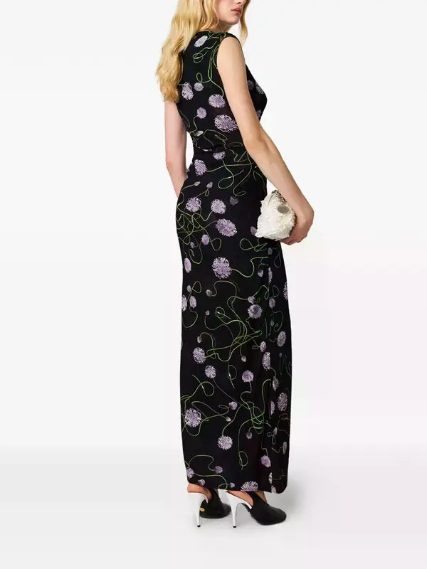 Stella McCartney Floral Print Maxi Dress