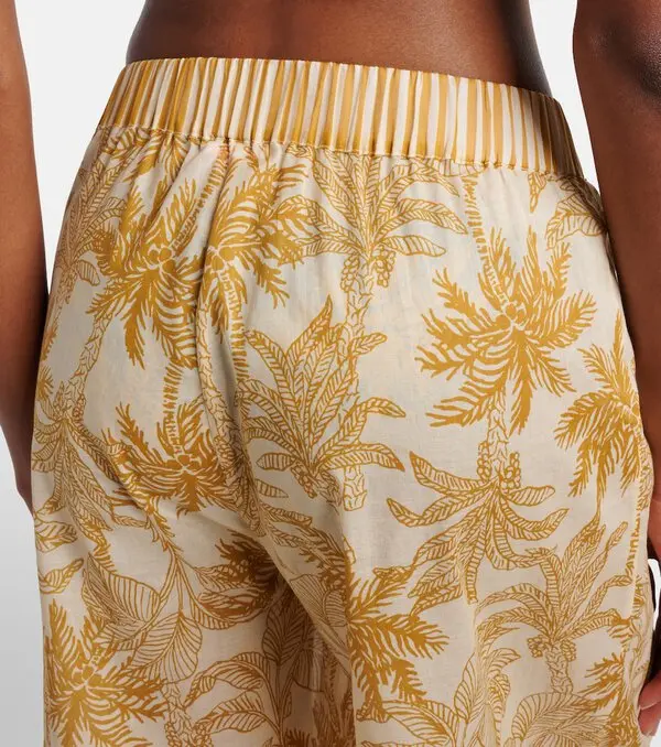 ERES Iterant Printed Wide-leg Pants - Yellow