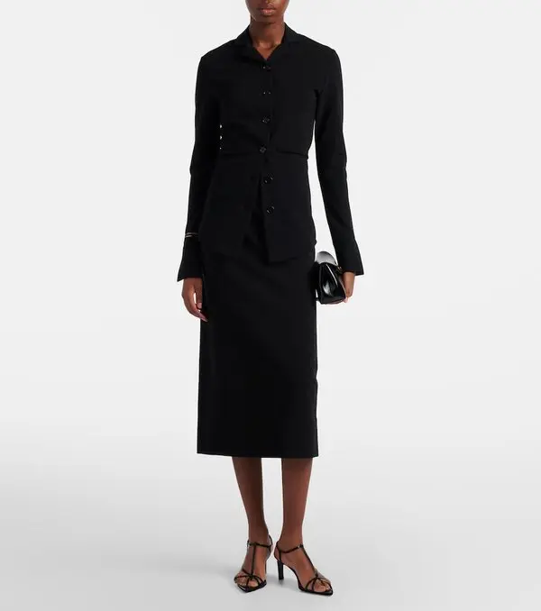 JIL SANDER Mid-rise Pencil Skirt