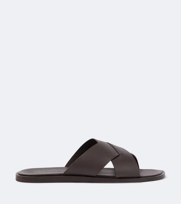 Orlebar Brown Muro Leather Sandals - Brown