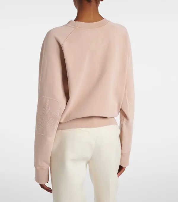 Perfect Moment Logo Cotton Jersey Sweatshirt - Pink