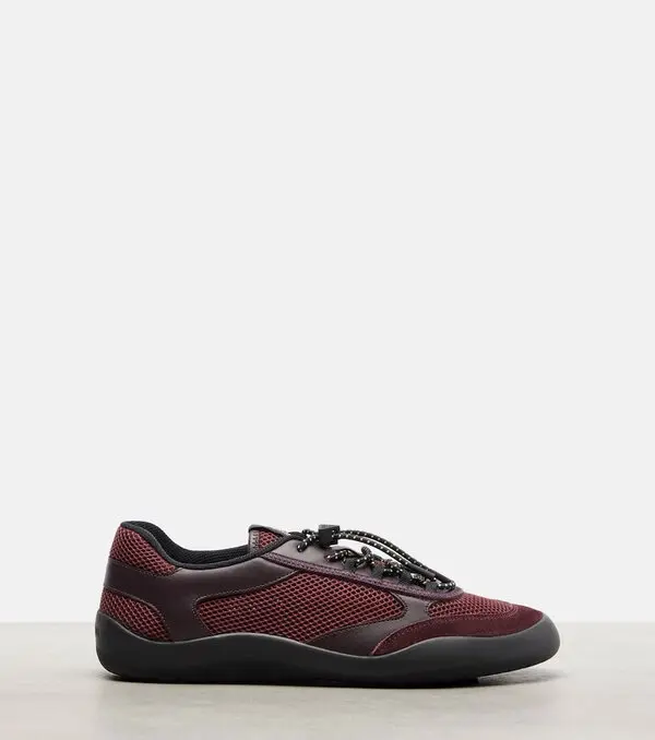Prada Speedrock Sneakers In Bordeaux - Burgundy