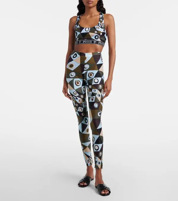 Emilio Pucci Occhi Sports Bra