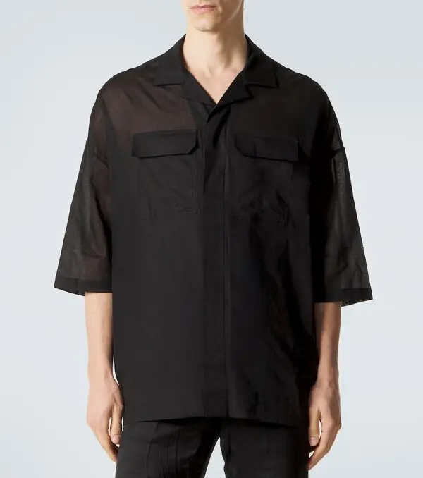 Rick Owens Magnum Tommy Cotton Shirt