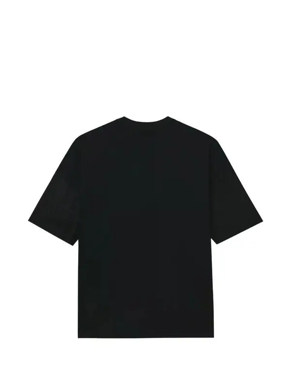 FIVE CM Checked Panel T-shirt