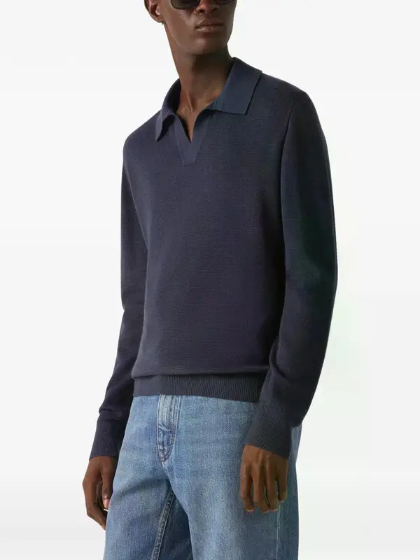 Zegna Polo Top - Blue