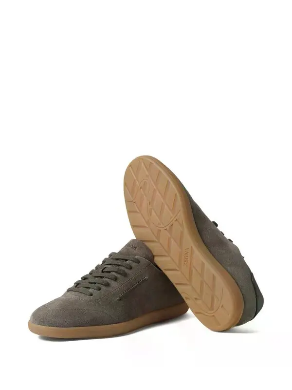 Zegna Suede Lace-up Sneakers - Grey
