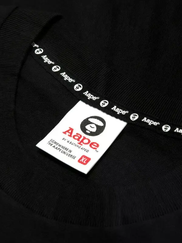 AAPE BY *A BATHING APE Graphic-print T-shirt - Black