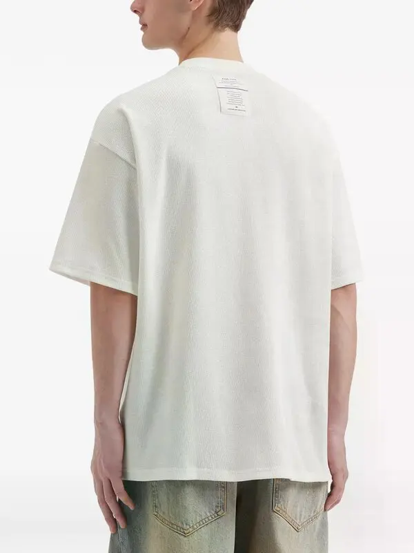AFTERMATHS Round-neck Waffle T-shirt