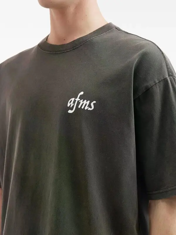 AFTERMATHS Patterned Short-sleeved T-shirt