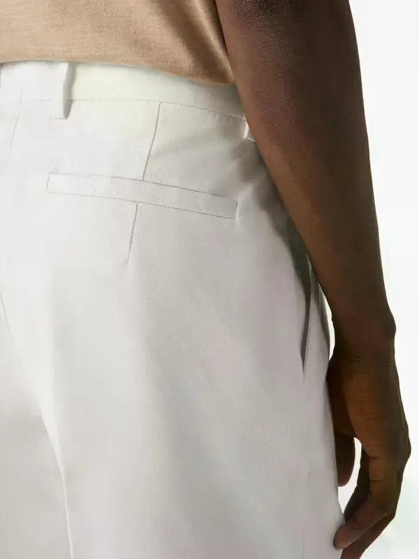 Zegna Oasi Pleated Cotton Pants