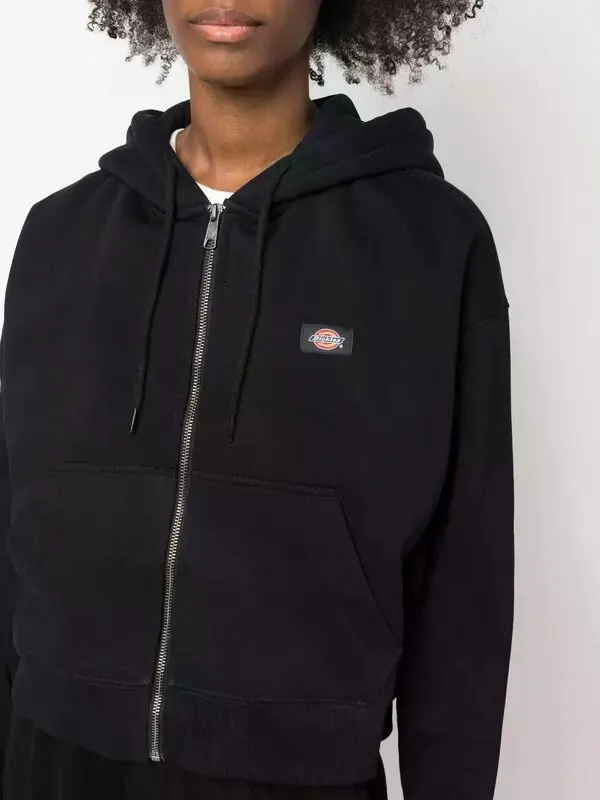 Dickies Logo Patch Zip-up Hoodie