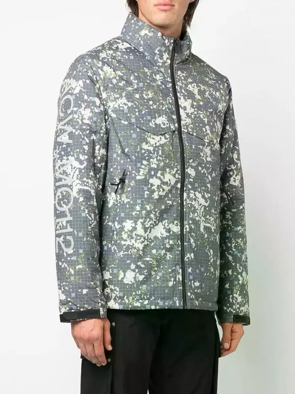 A-COLD-WALL* Abstract Pattern Logo Print Zip Jacket