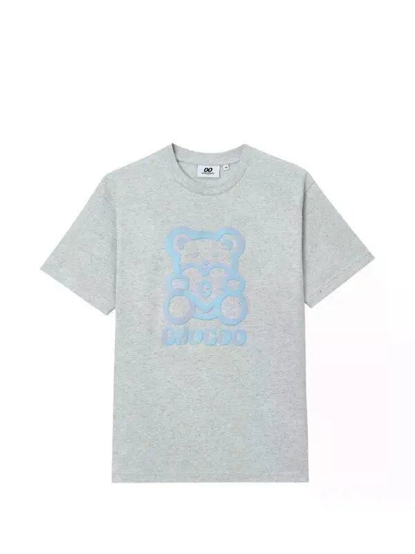 CHOCOOLATE Bear Print T-shirt - Grey
