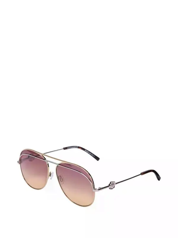 Viktor & Rolf Aviator Sunglasses - Silver